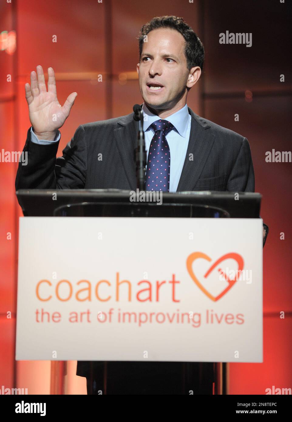 Zander Lurie speaks onstage at the CoachArt Gala of Champions held at ...