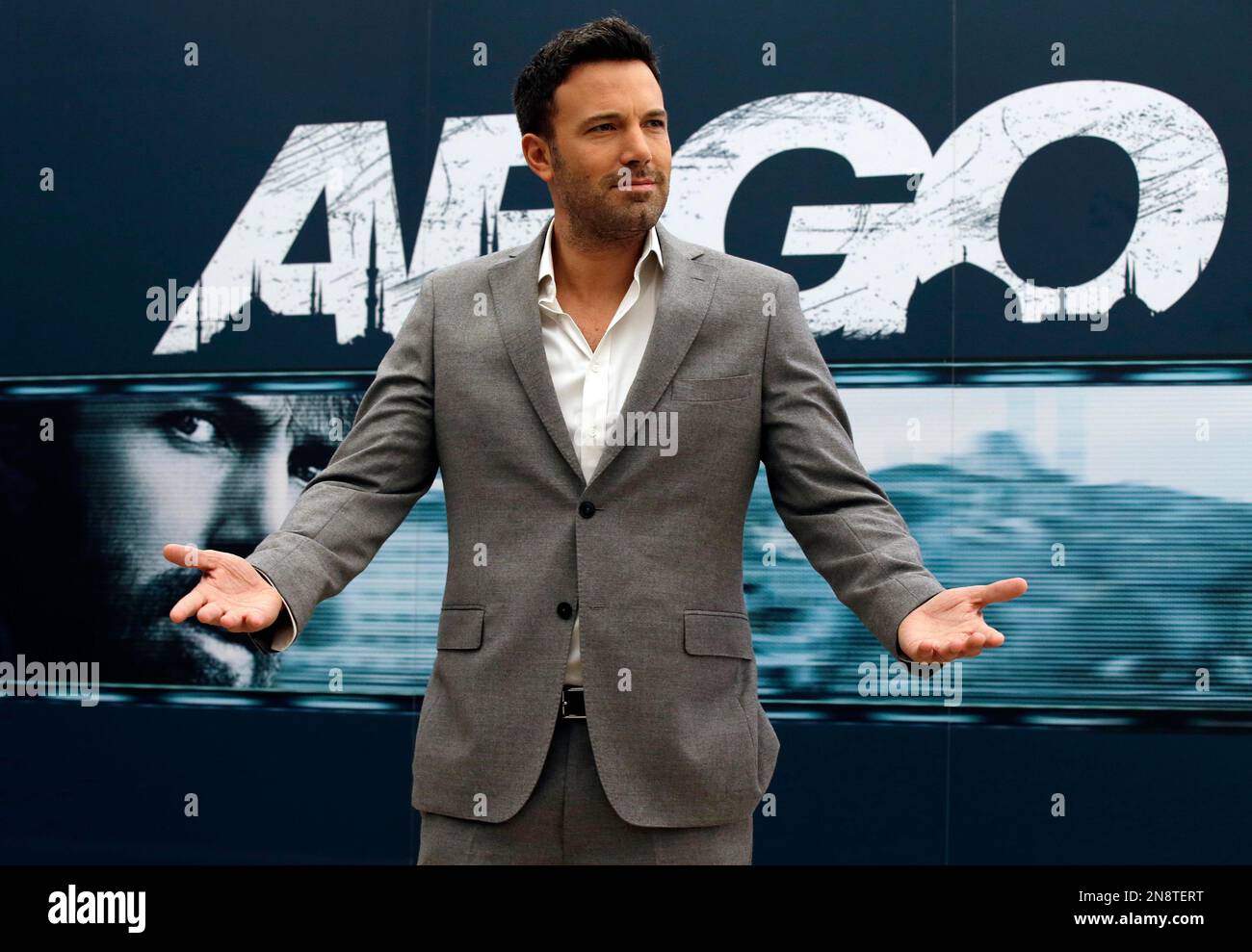 Actor Ben Affleck poses for photographers during a photocall presenting ...