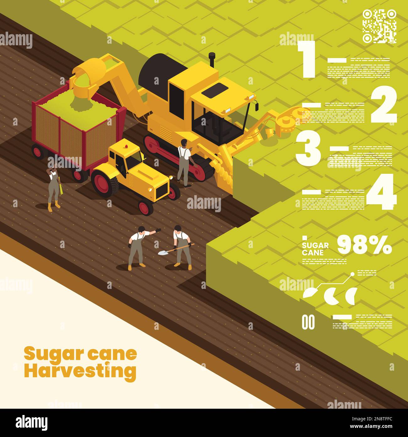 Sugar milling Stock Vector Images - Alamy