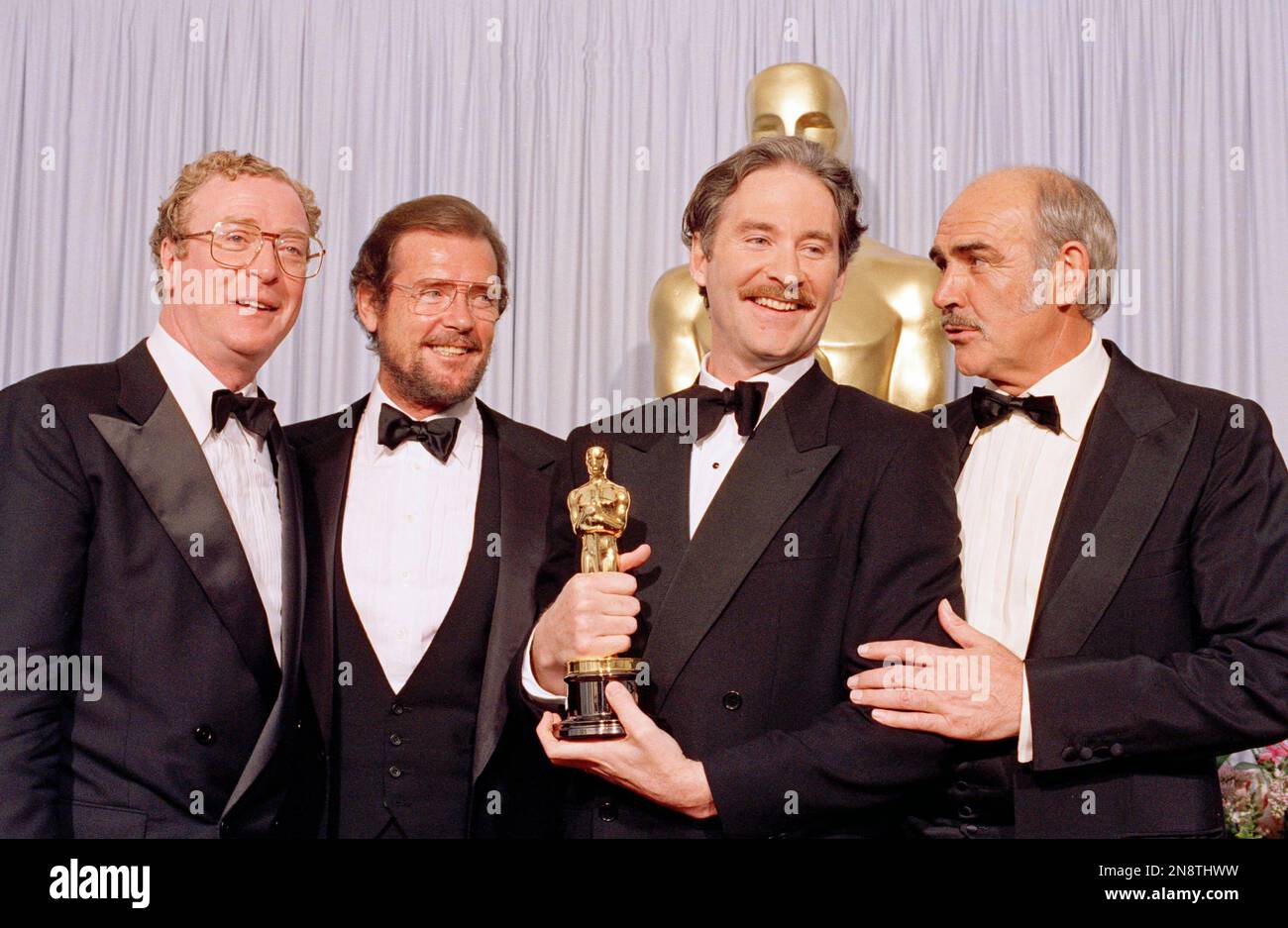 Actor Kevin Kline, second from right, is flanked by actors and ...