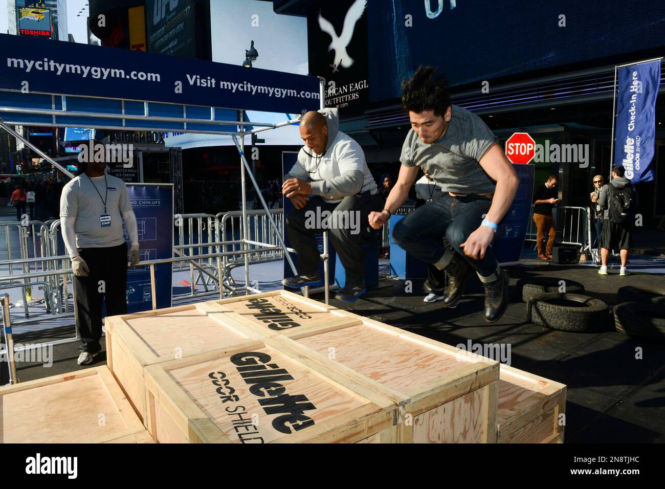 IMAGE DISTRIBUTED FOR GILLETE -Professional athlete trainer EJ Barthel ...