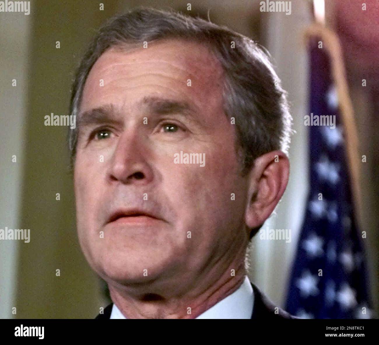 FILE - In this Nov. 15, 2000 file photo, then-Republican presidential ...