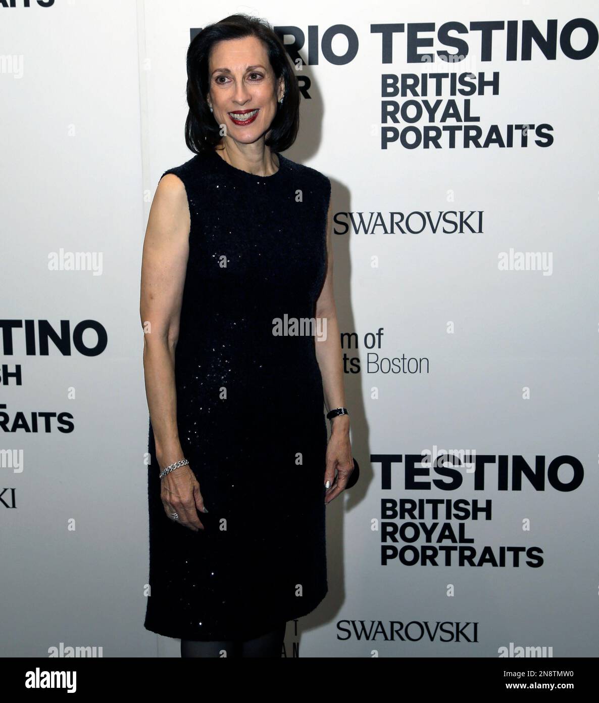 Jane Weitzman, wife of shoe designer Stuart Weitzman, poses prior to an ...