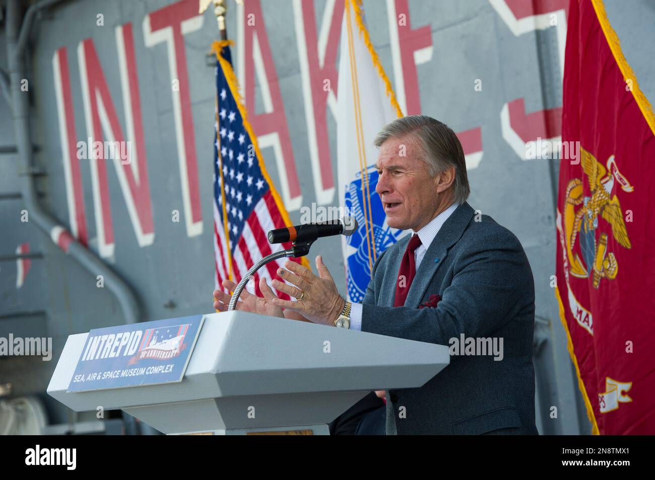 Paul Bucha, Congressional Medal of Honor Recipient, speaks at the ...