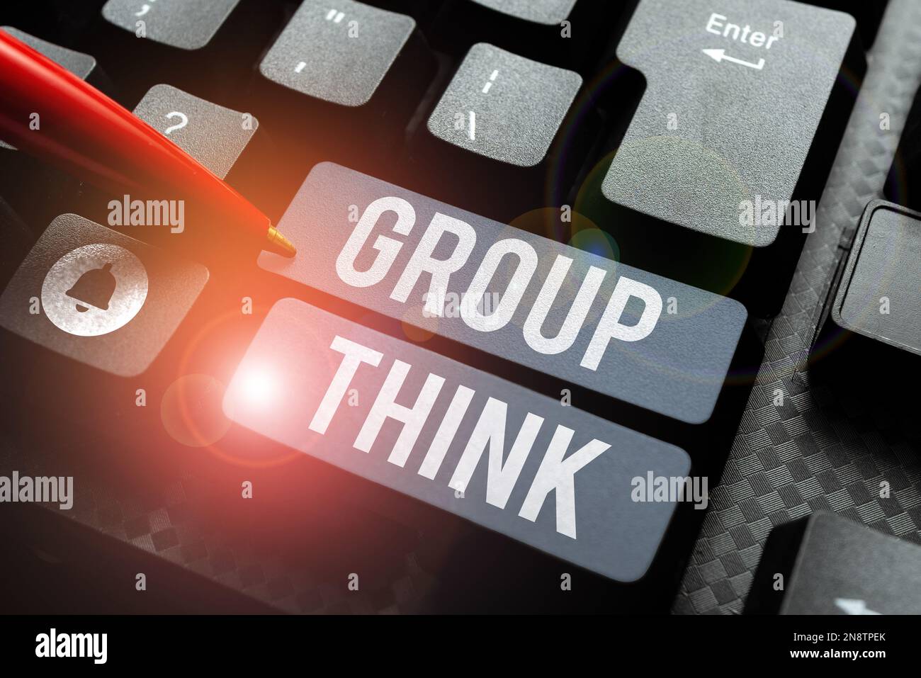 Inspiration showing sign Group Think. Internet Concept gather either ...