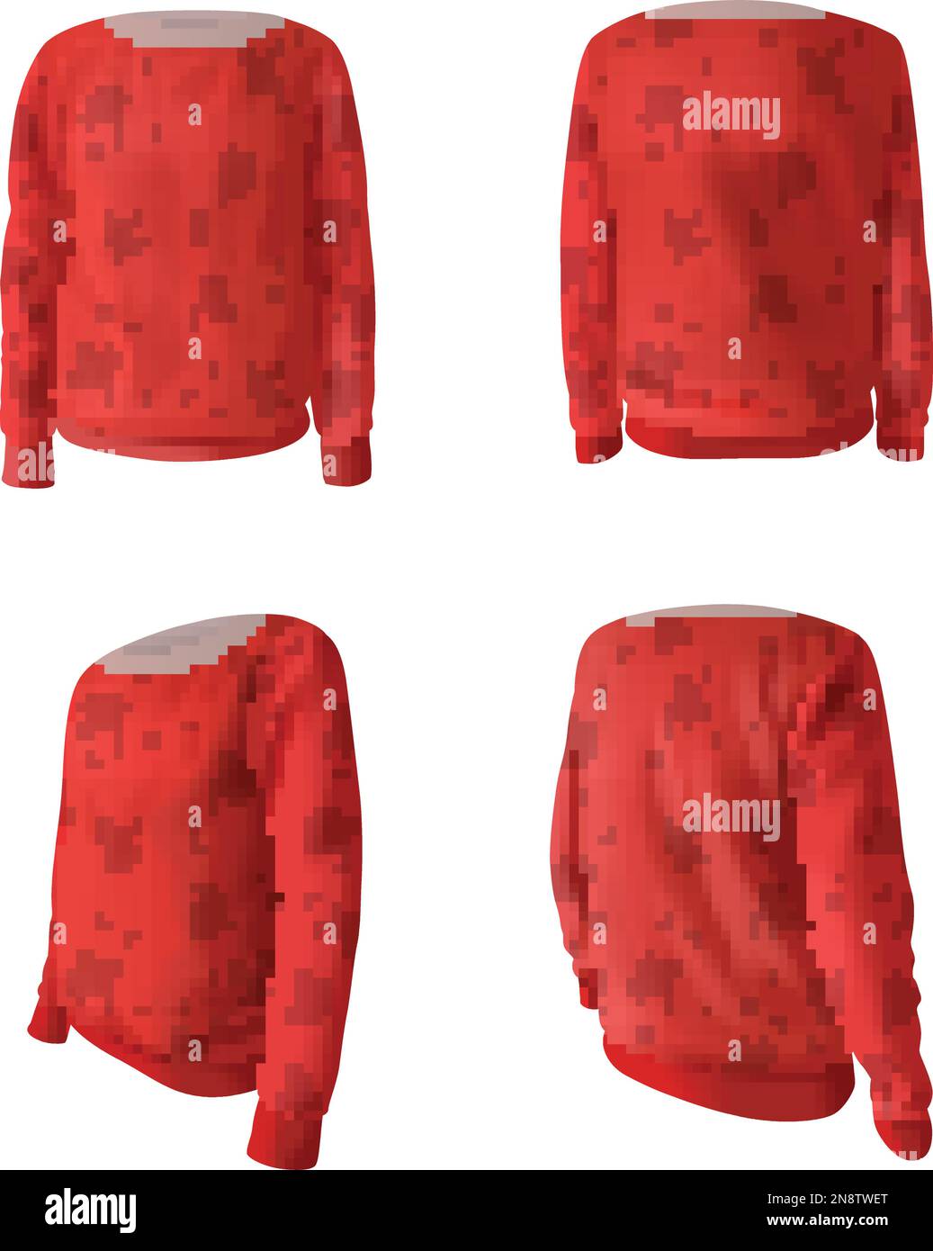 Red sweat shirt Stock Vector Images - Alamy