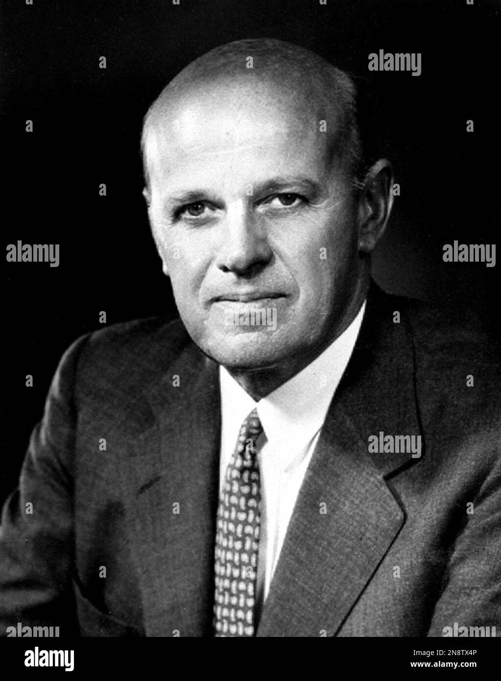 FILE - This 1959 file photo shows George S. Moore, president of the ...