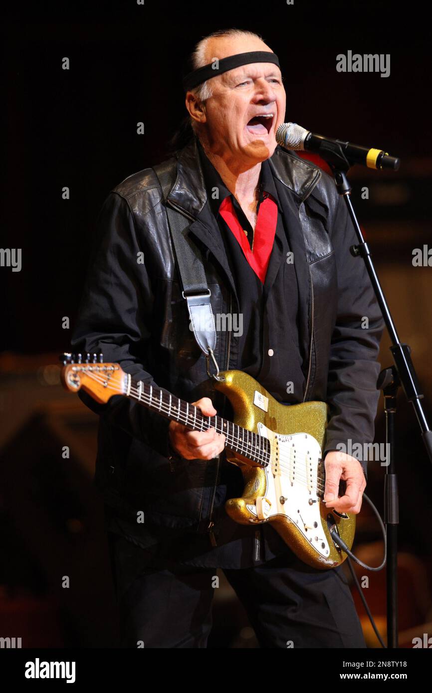 FILE - This Oct. 12,2009 file photo shows Dick Dale performing in ...