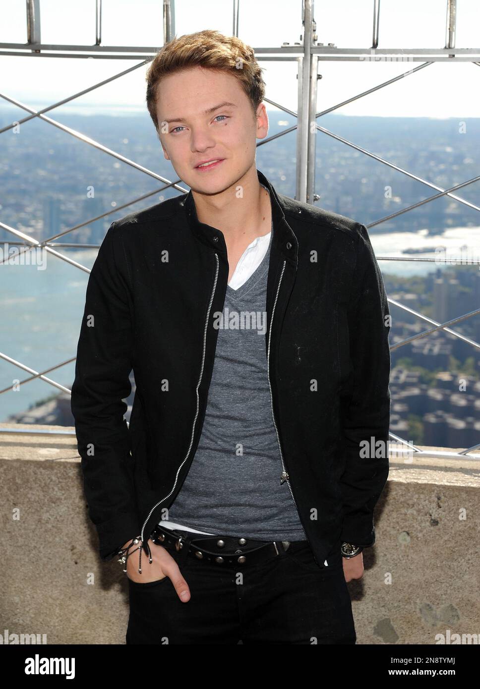 British pop singer Conor Maynard makes an appearance at the Empire ...