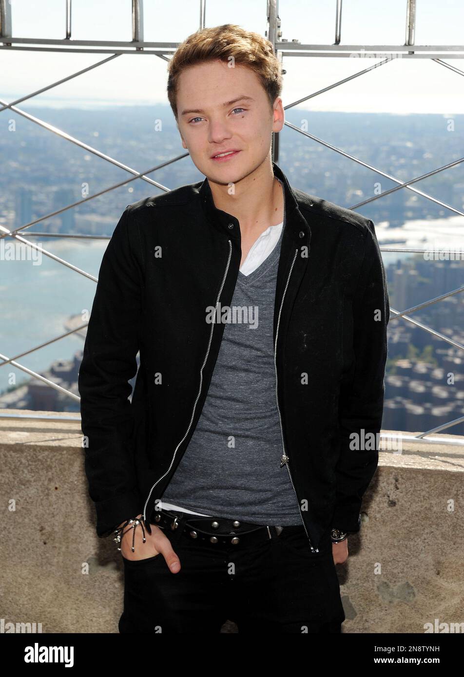 British pop singer Conor Maynard makes an appearance at the Empire ...