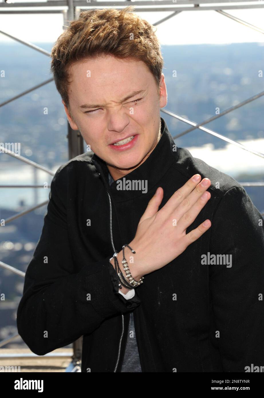 British pop singer Conor Maynard makes an appearance at the Empire ...