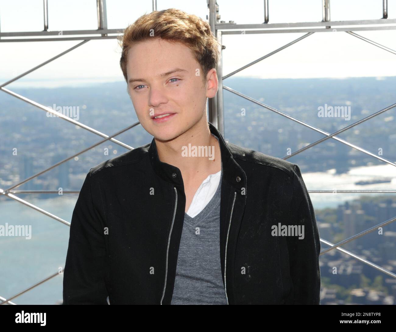 British pop singer Conor Maynard makes an appearance at the Empire ...