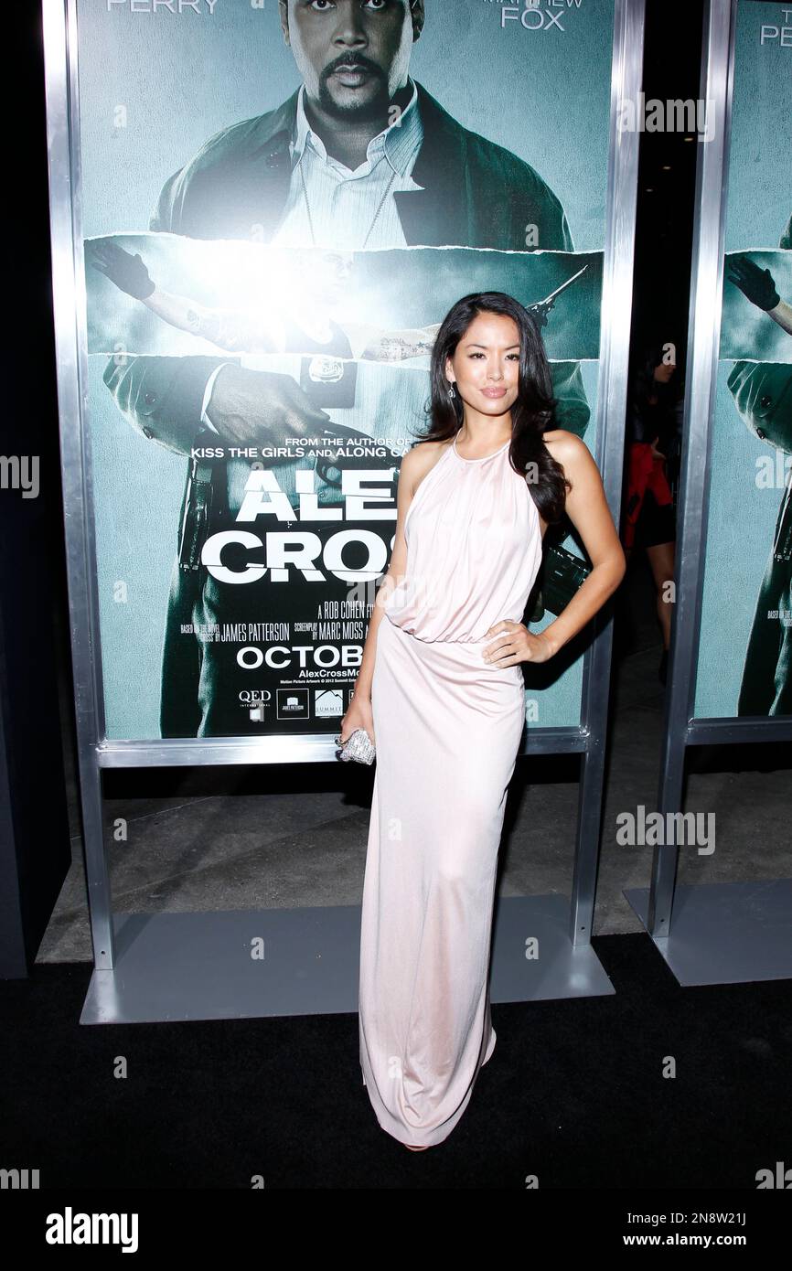 Actress Stephanie Jacobsen attends the LA premiere of "Alex Cross" at ...