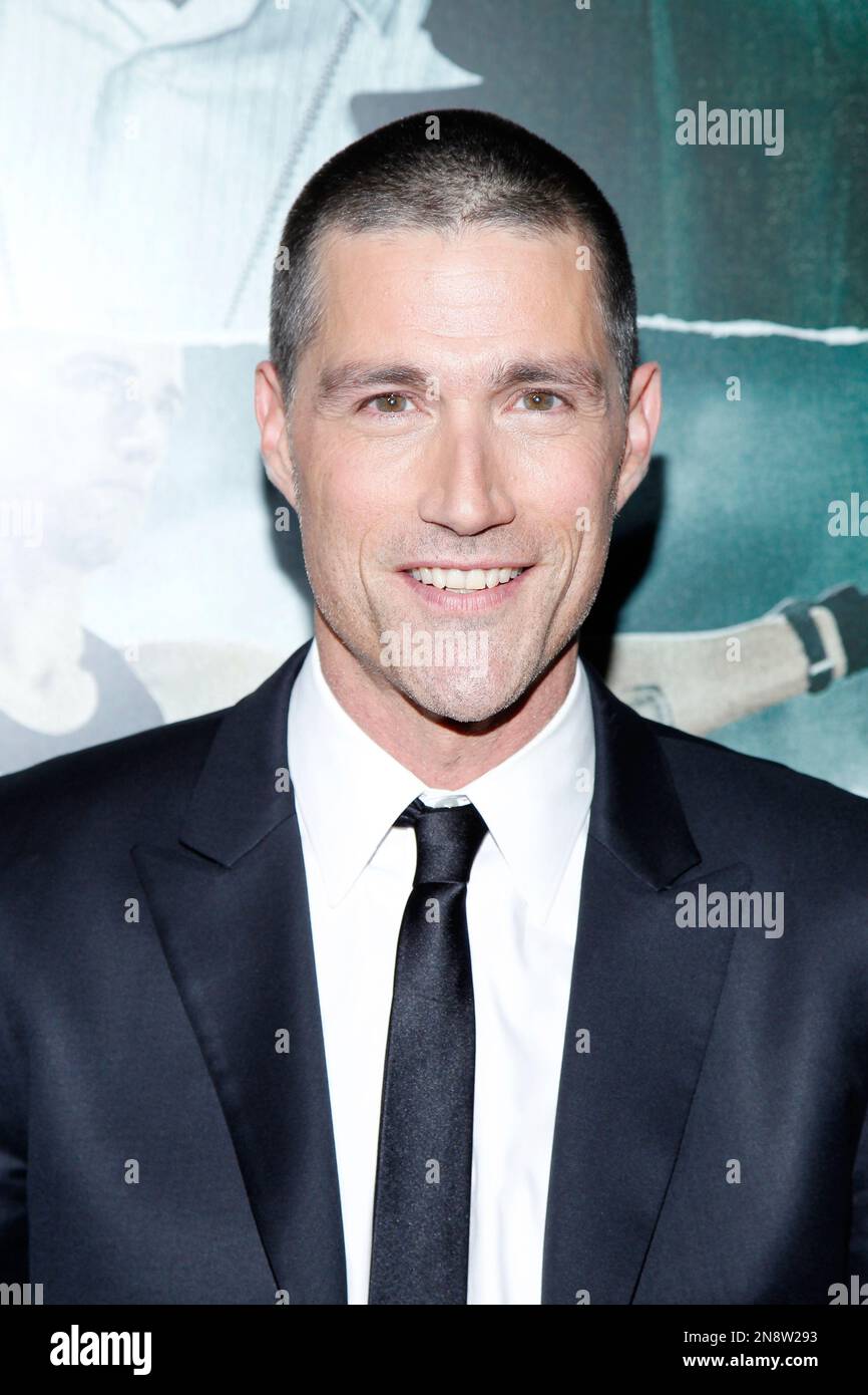 Actor Matthew Fox Cole attends the LA premiere of "Alex Cross" at the ...