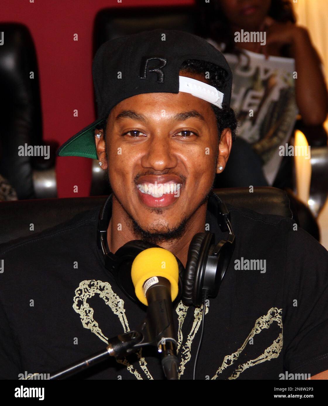 Radio personality and actor Wesley Jonathan live on air at The Staci ...