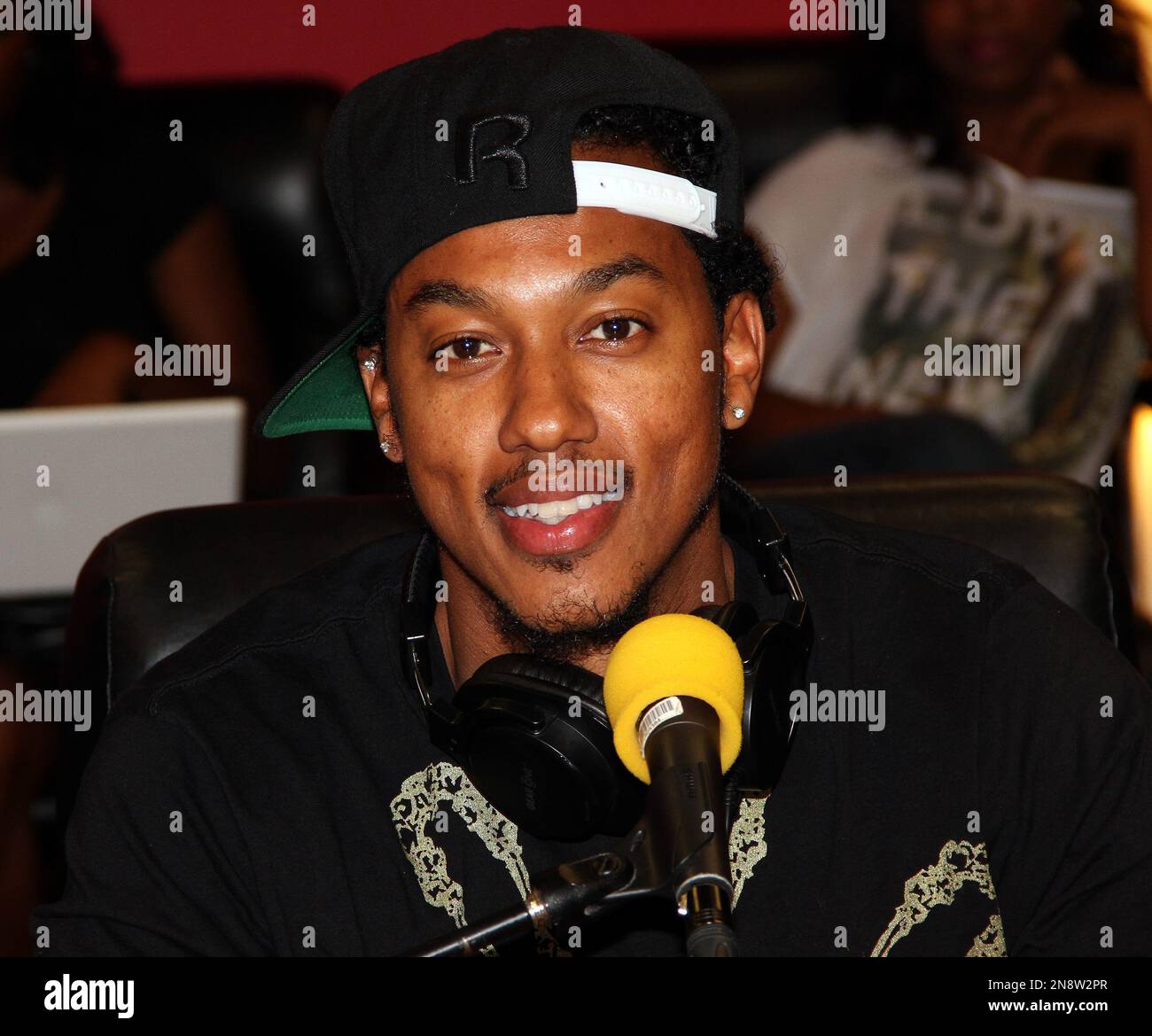 Radio personality and actor Wesley Jonathan live on air at The Staci ...