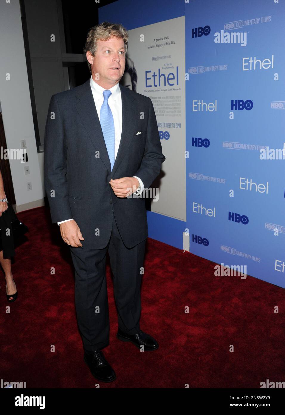 Edward M. Kennedy Jr. attends the premiere of the HBO documentary ...
