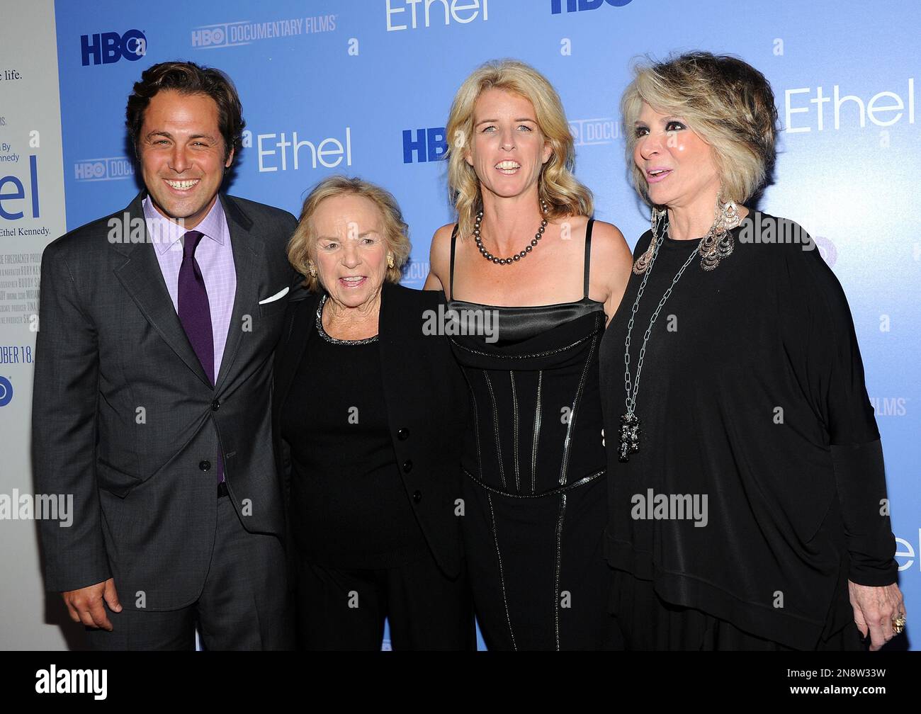Writer Mark Bailey, Ethel Kennedy, filmmaker Rory Kennedy and Sheila ...