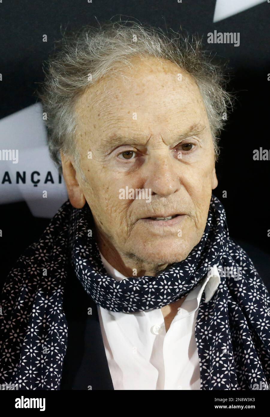 French actor Jean-Louis Trintignant, poses as he arrives for the pre ...