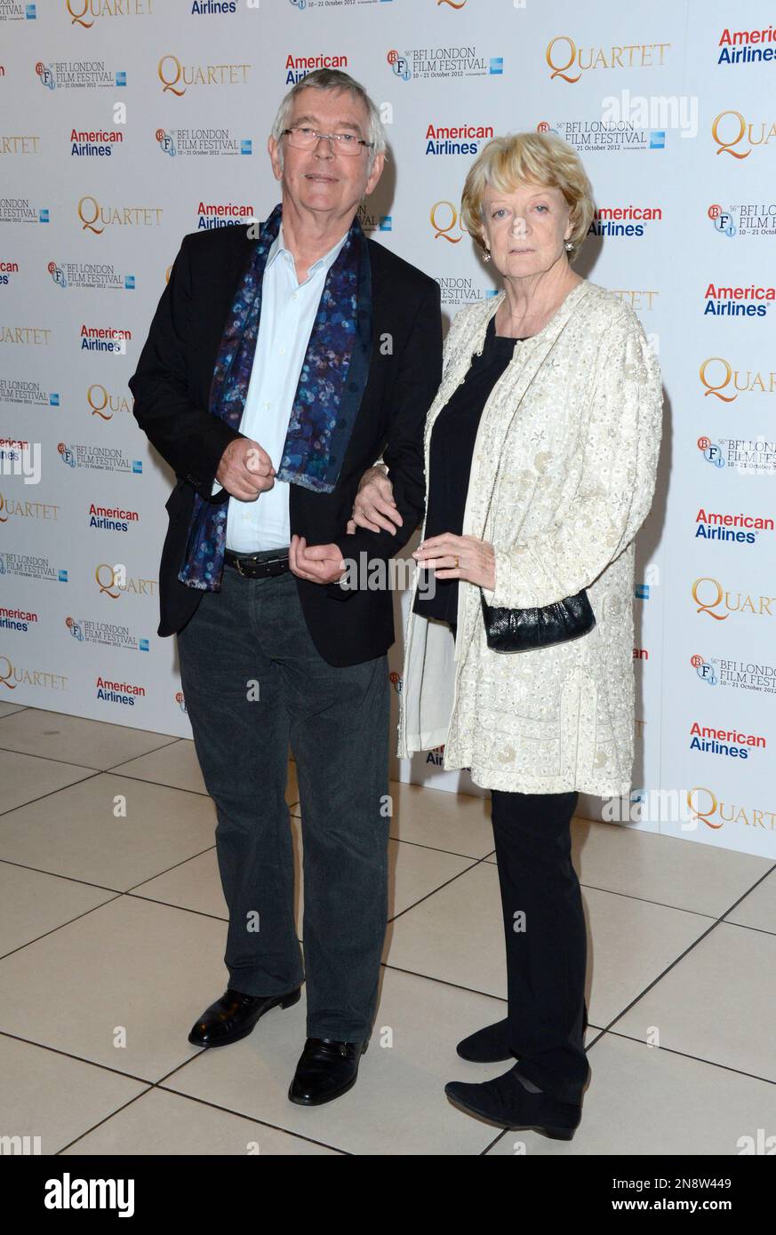 Tom Courtenay, Pauline Collins poses at London Film Festival American ...