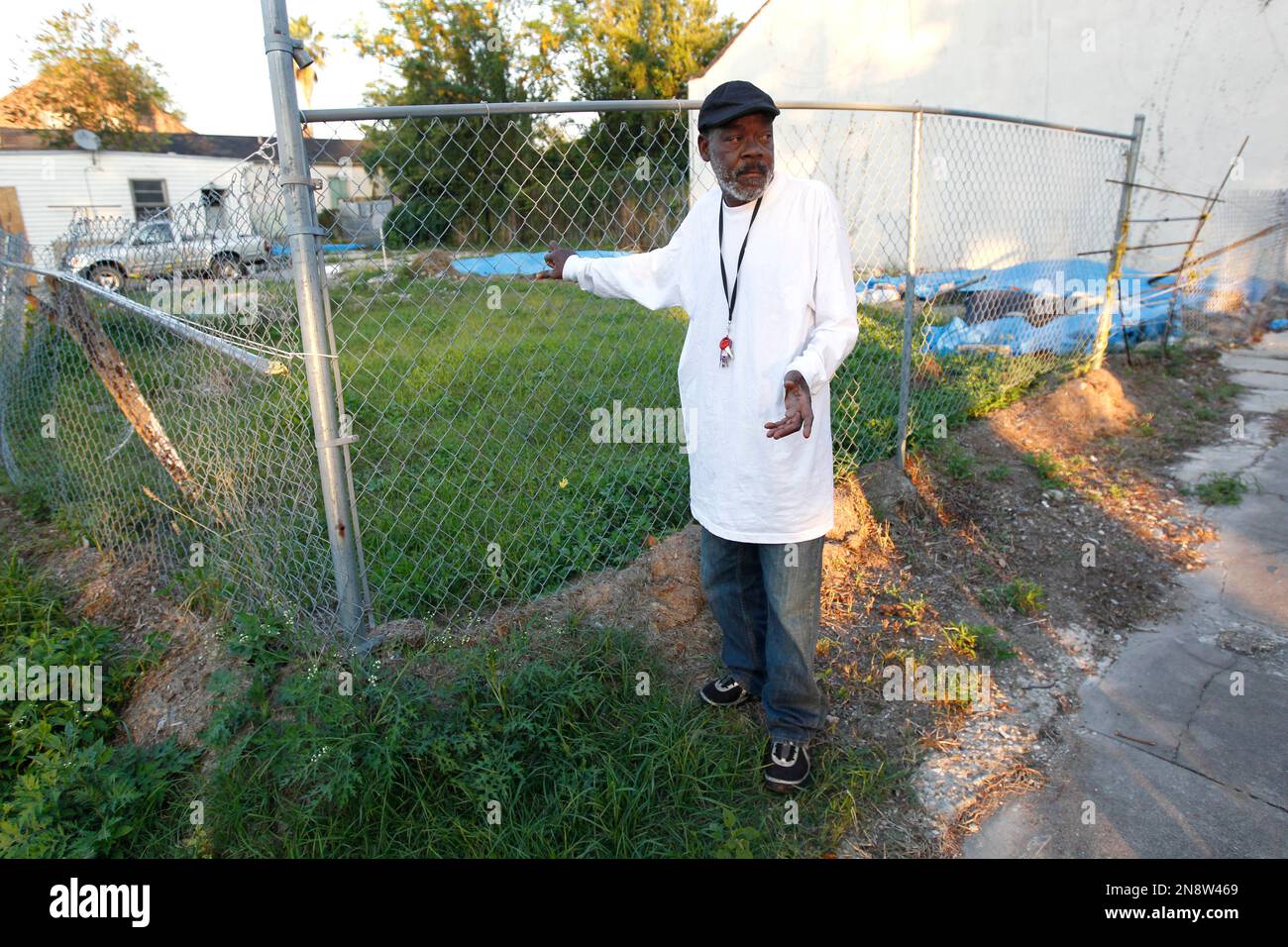 In this Oct. 11, 2012 photo, 'Big Twelve' James Andrews, Sr., father of ...