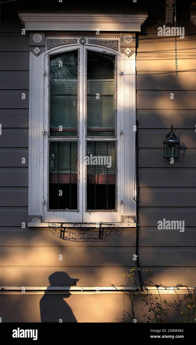 In this Oct. 11, 2012 photo, the shadow of Shannon Powell, lifelong ...