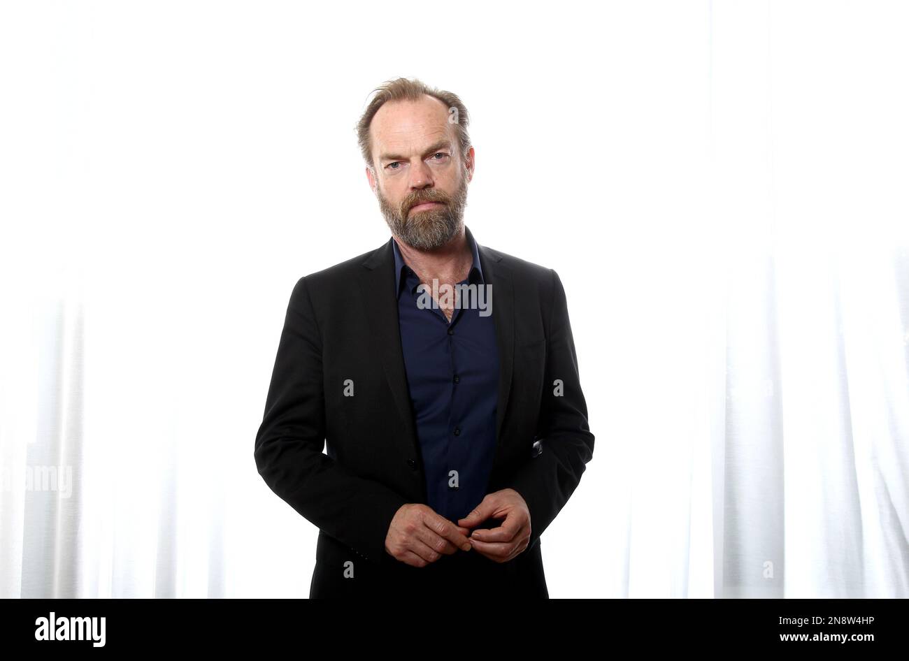 Actor Hugo Weaving, from the upcoming film "Cloud Atlas", poses for a ...