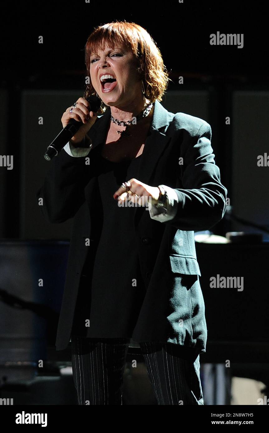 Pat Benatar performs live in concert at the Cruzan Amphitheater on ...