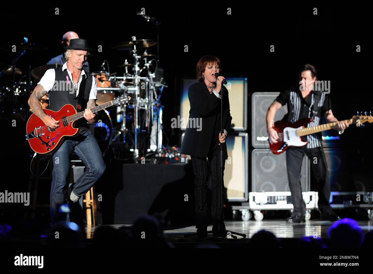 Neil Giraldo and wife Pat Benatar perform live in concert at the Cruzan ...