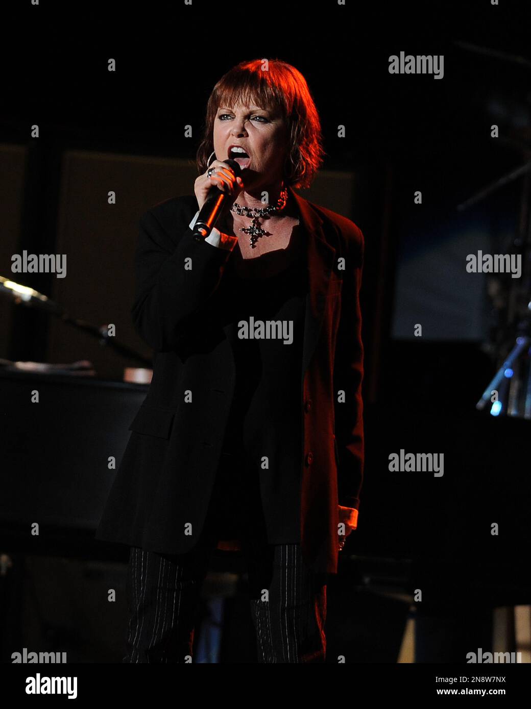 Pat Benatar performs live in concert at the Cruzan Amphitheater on ...