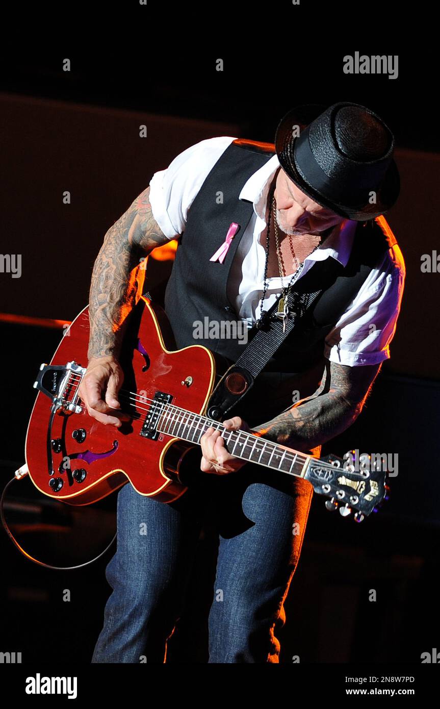 Neil Giraldo performs live in concert at the Cruzan Amphitheater on ...