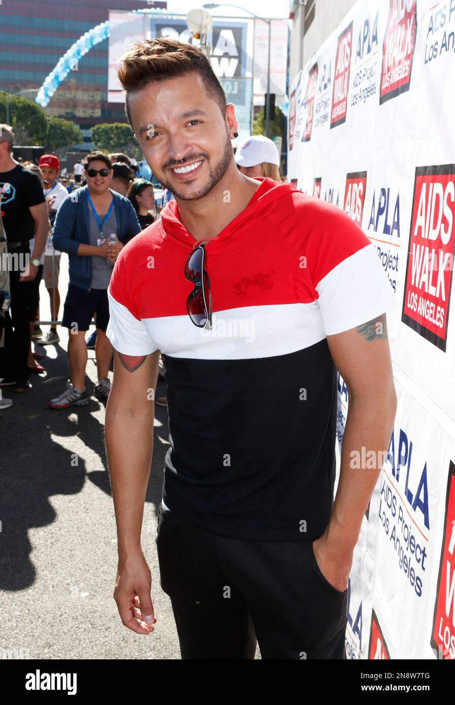 Jai Rodriguez participates in AIDS Walk LA on Sunday, Oct. 14, 2012, in ...