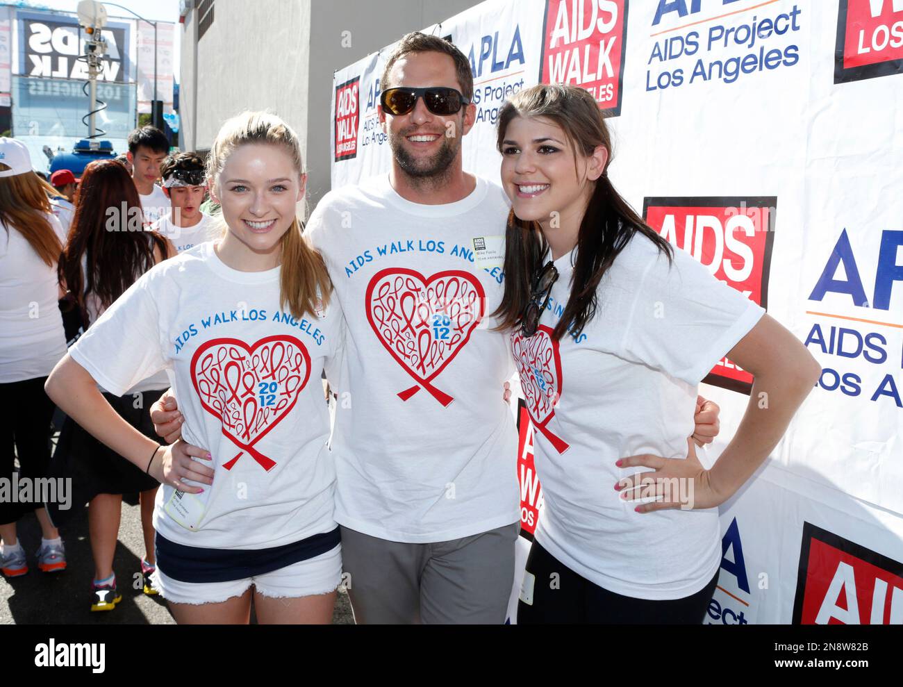 Greer Grammer, Mike Faiola and Molly Tarlov participate in AIDS Walk LA ...