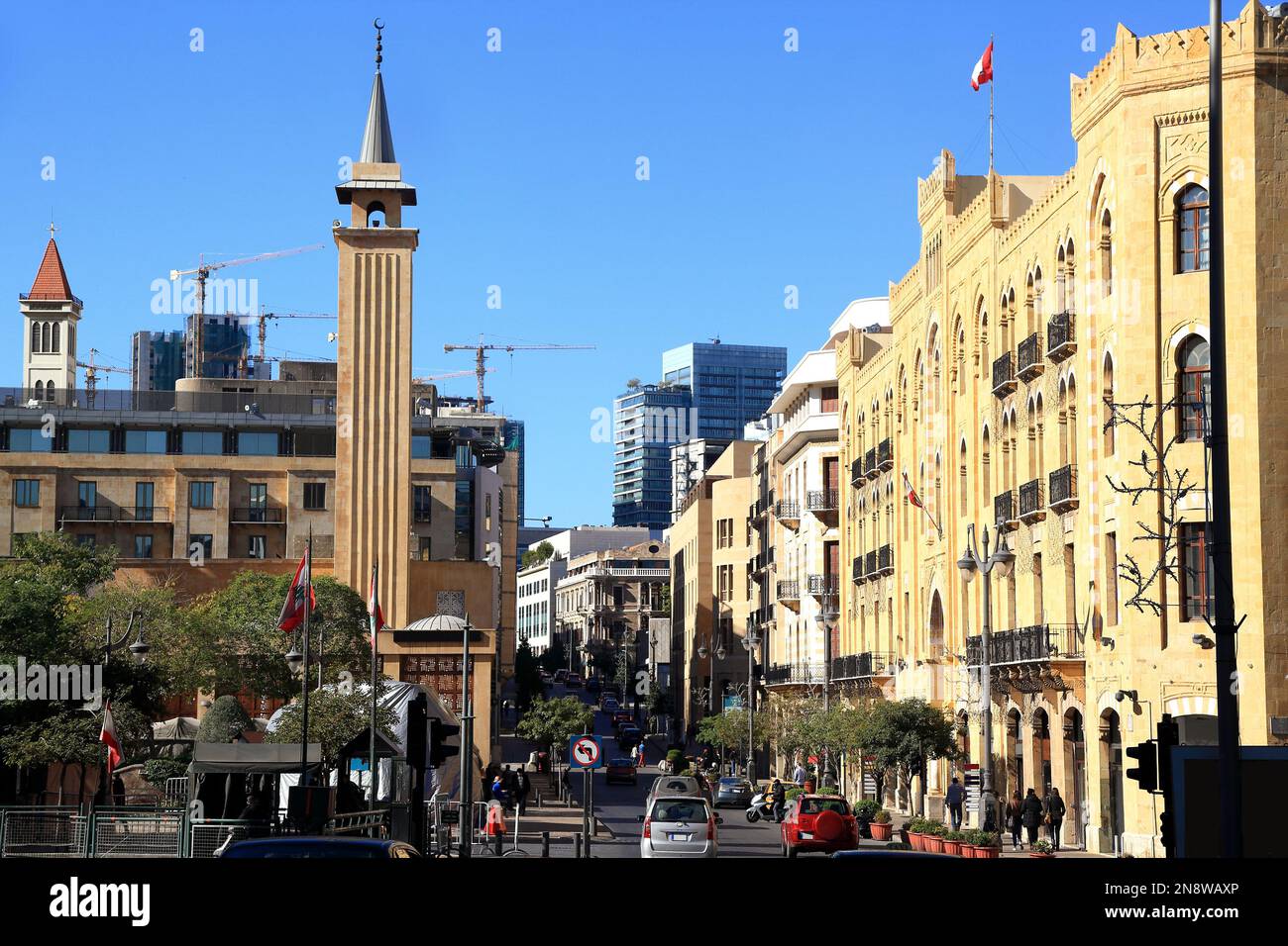 Municipality building downtown beirut lebanon hi-res stock photography ...