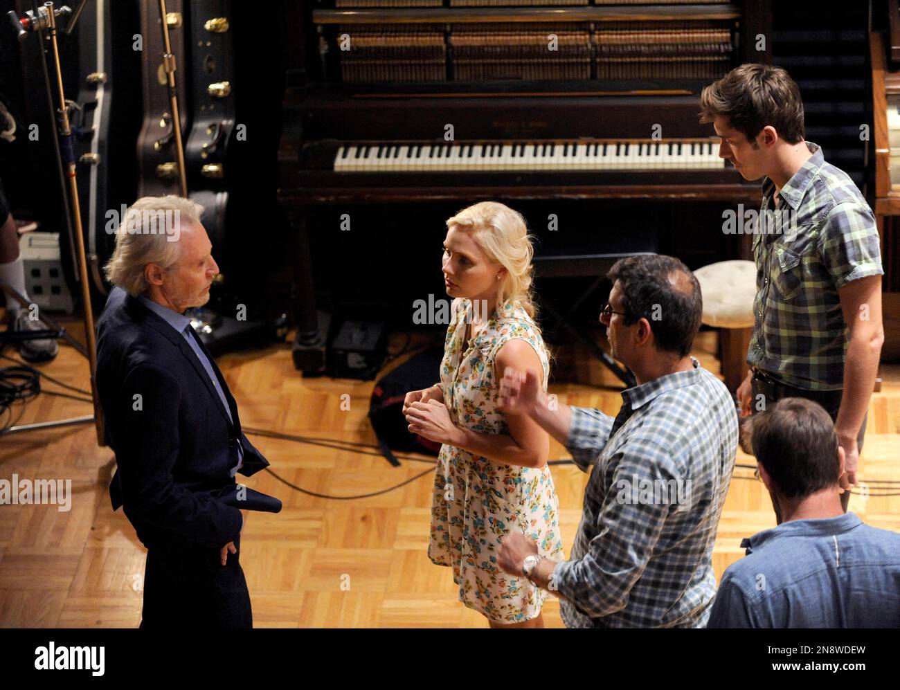 (L-R) J.D. Souther who plays Watty White, Clare Bowen who played ...