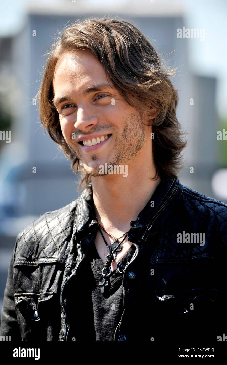 Jonathan Jackson who plays Avery Barkley is interviewed on the seen on ...