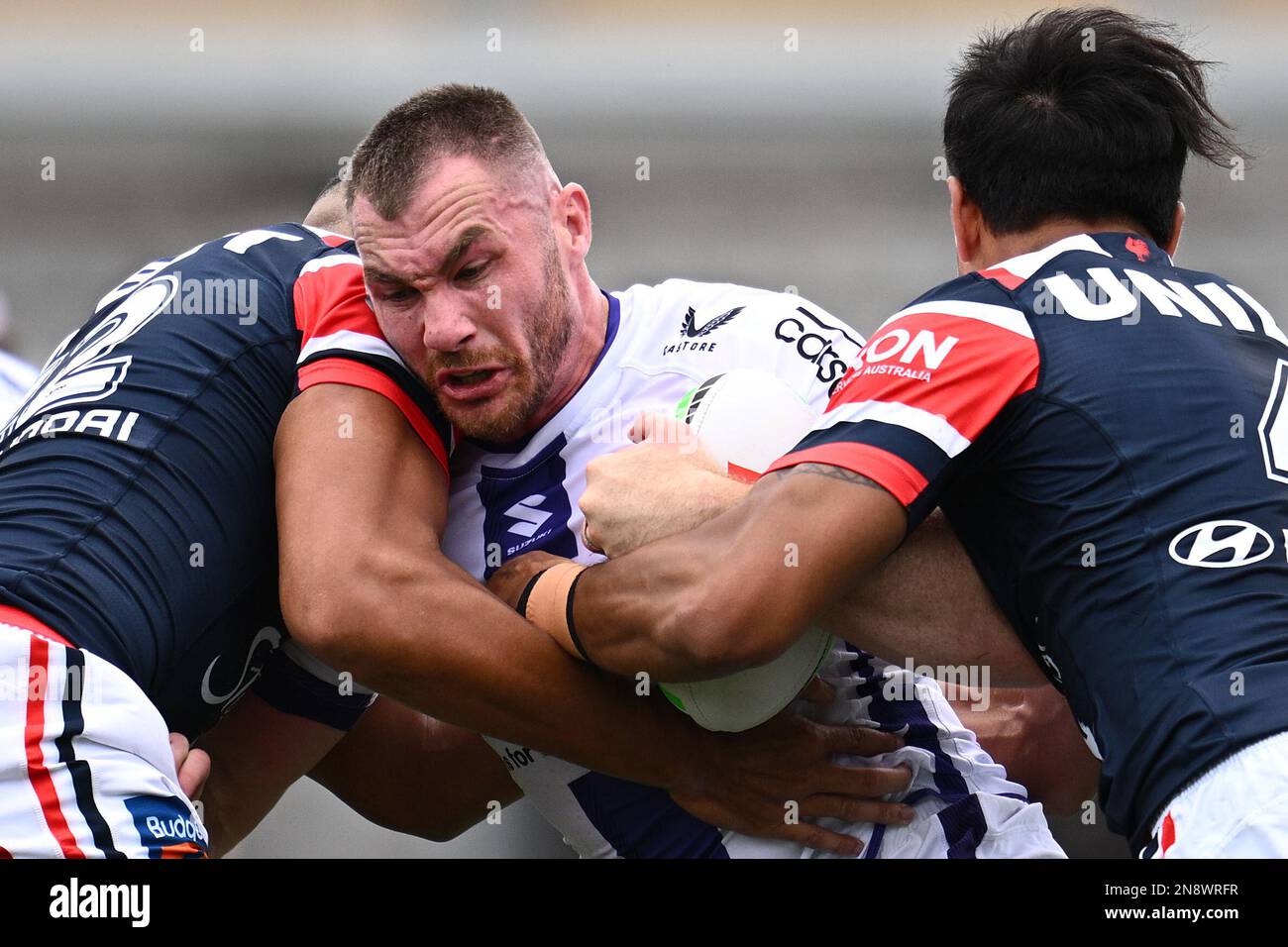 Jordan Grant of the Storm during the NRL Pre-Season Challenge Round 1 ...