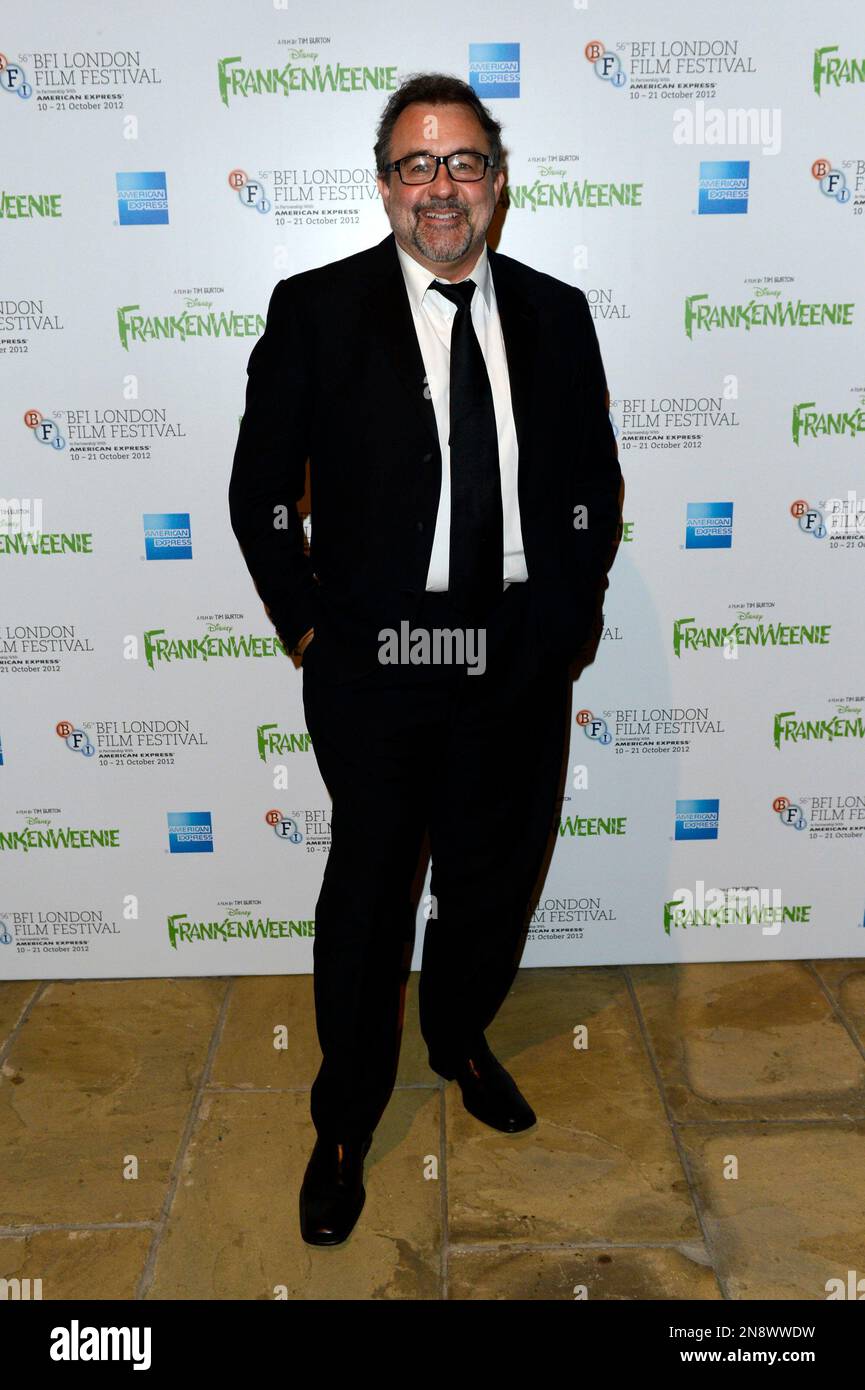 Don Hahn poses at London Film Festival Opening Gala Frankenweenie After ...