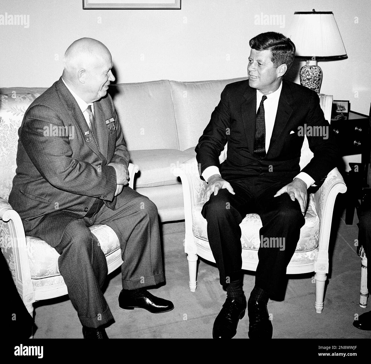 FILE - In this June 3, 1961, file photo, Soviet Premier Nikita ...