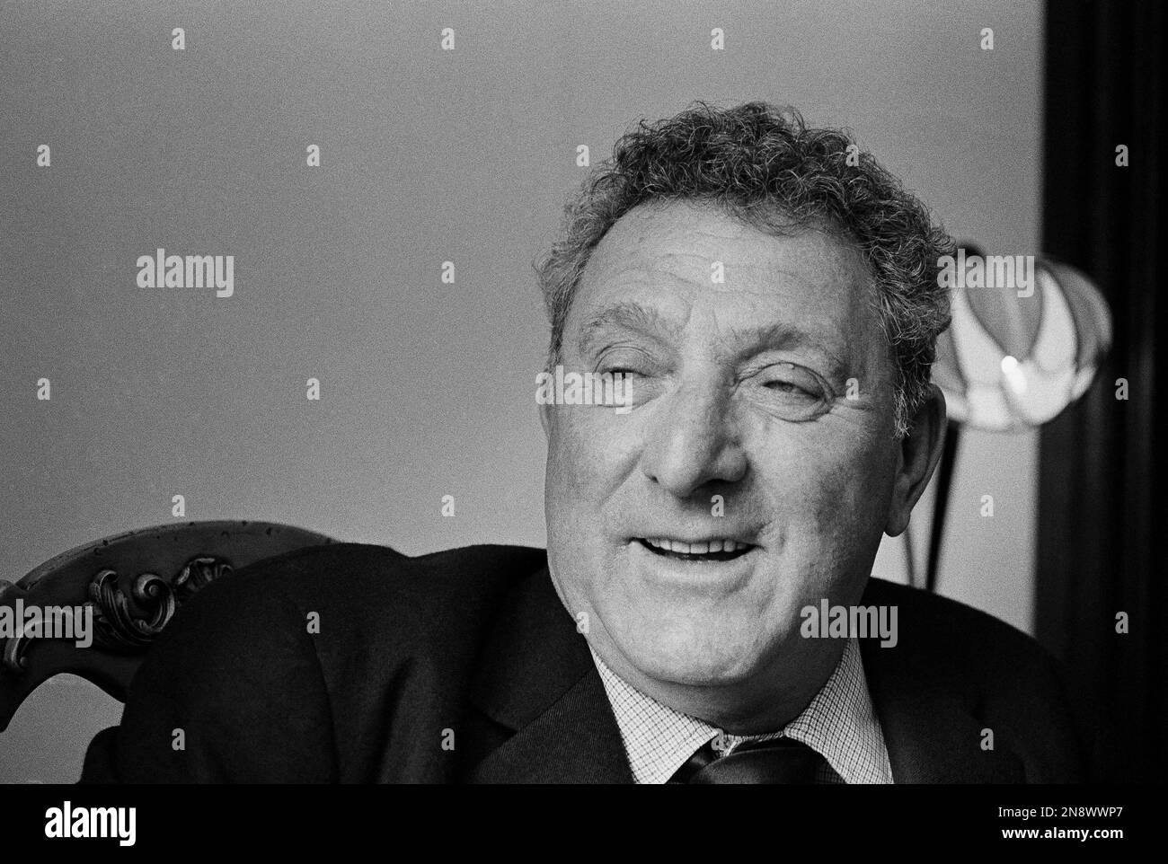 Writer Irwin Shaw shown in New York on April 19, 1973. "I write because ...