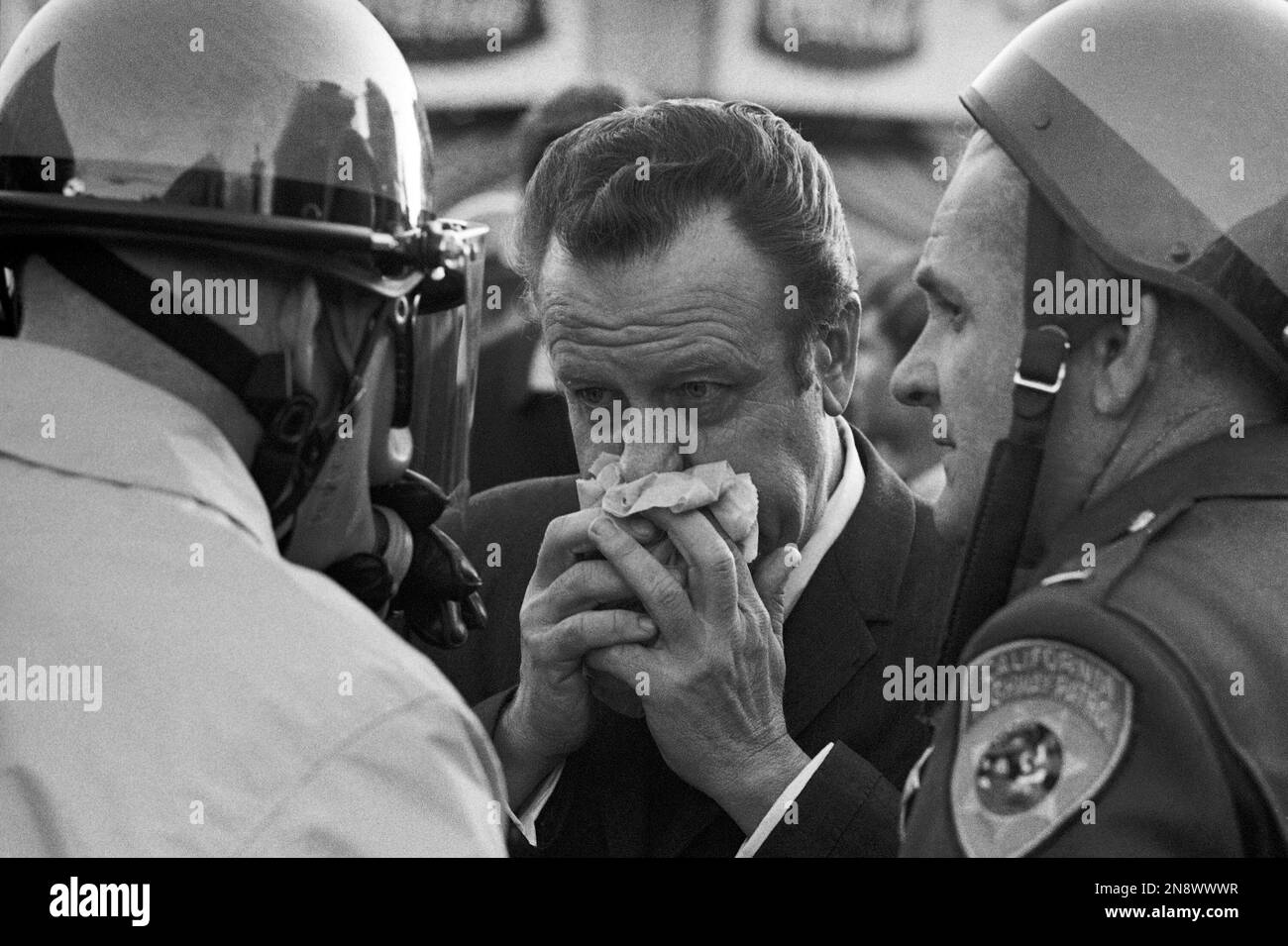 Jesse M. Unruh, minority leader and former Speaker of the Assembly ...