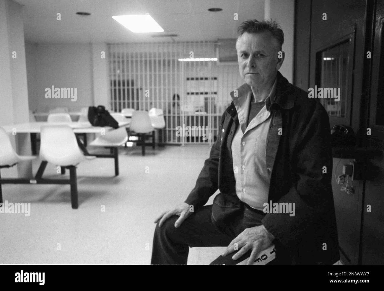 James Earl Ray shown during an interview at the Brushy Mountain State ...