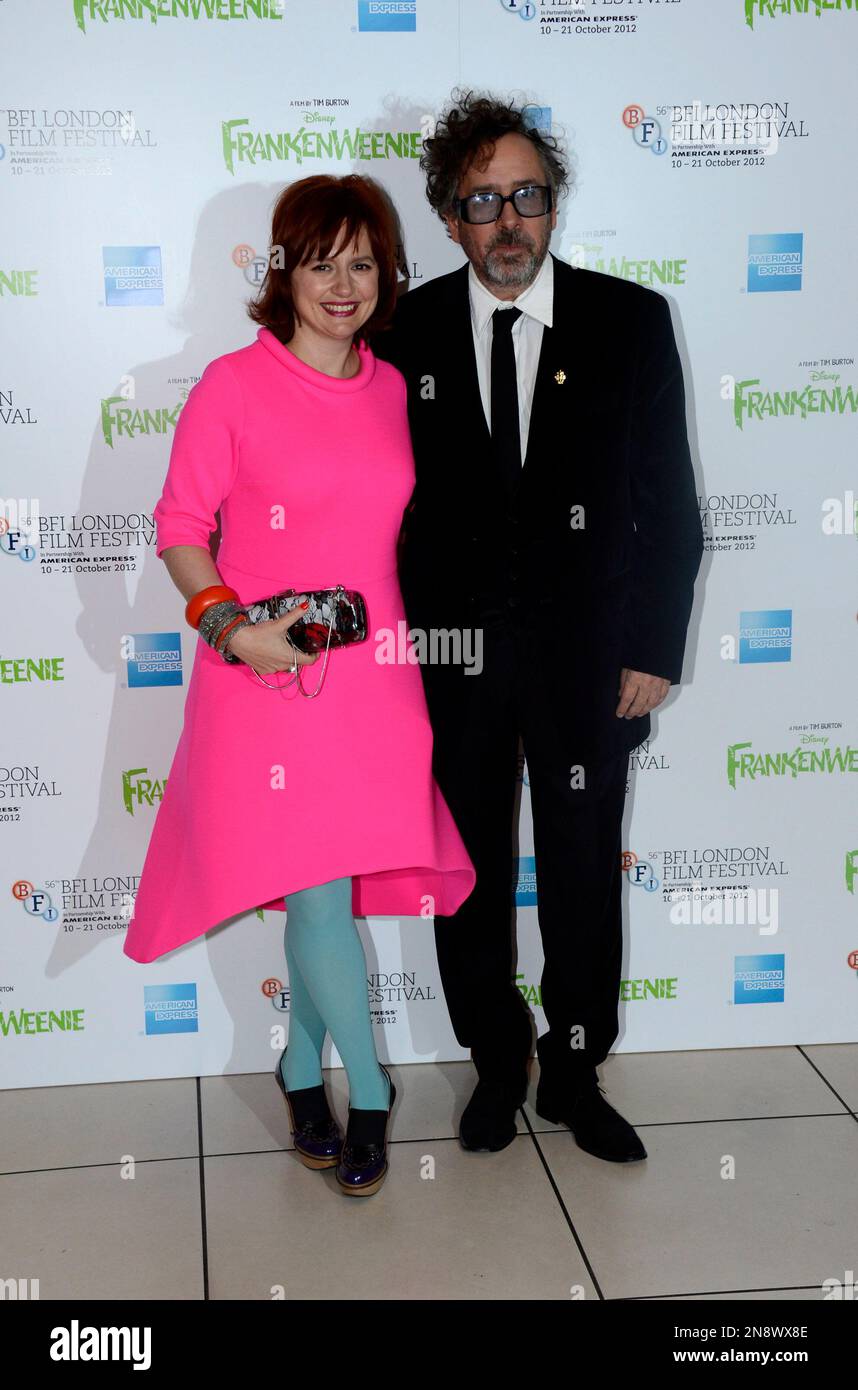 Claire Stewart poses at London Film Festival Opening Gala Frankenweenie ...