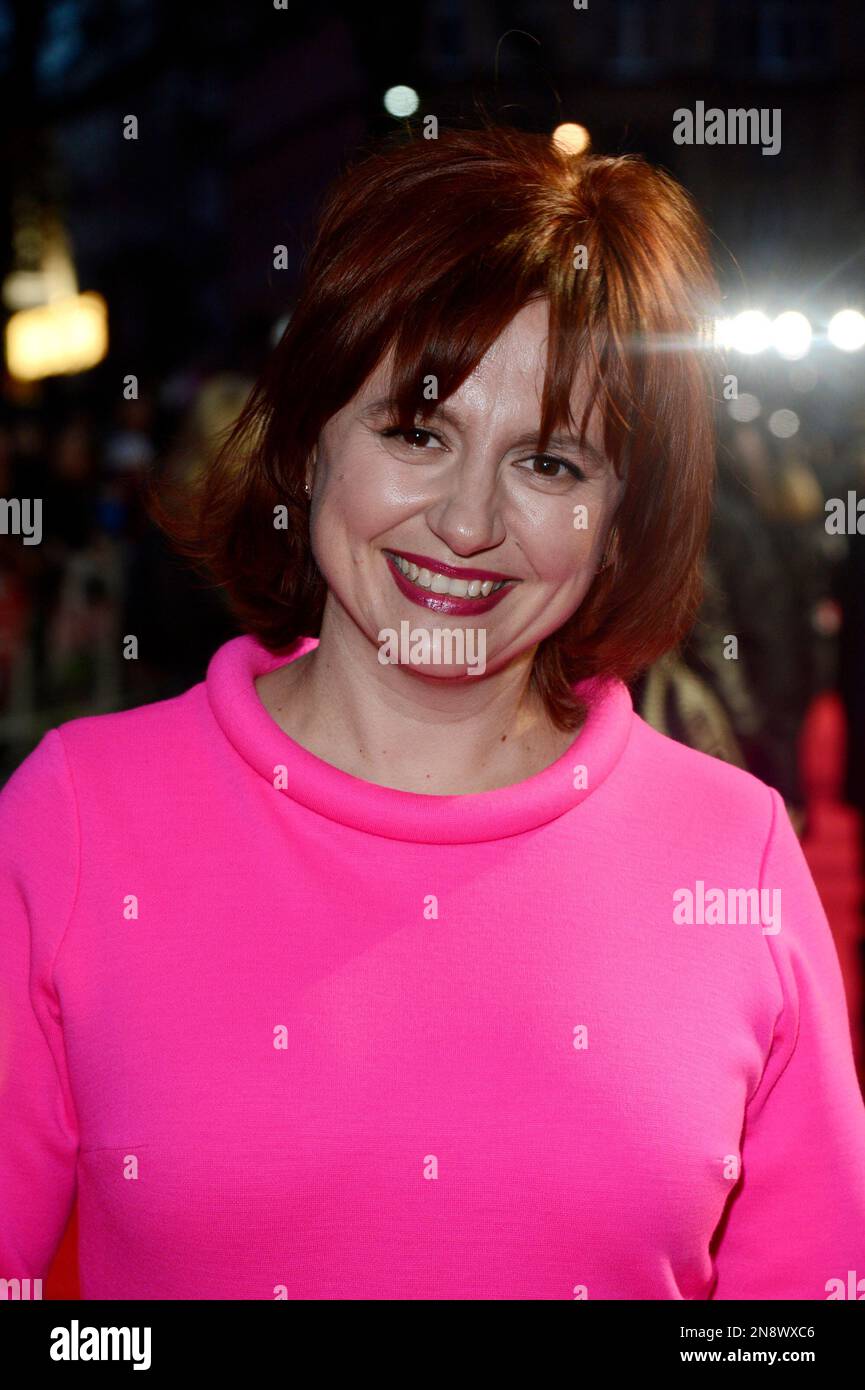 Claire Stewart poses at London Film Festival Opening Gala Frankenweenie ...