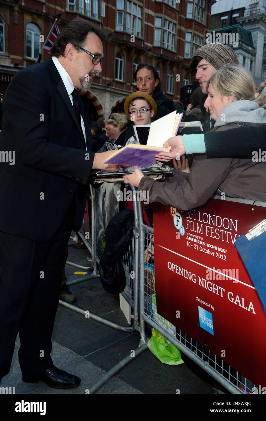 Don Hahn poses at London Film Festival Opening Gala Frankenweenie at ...