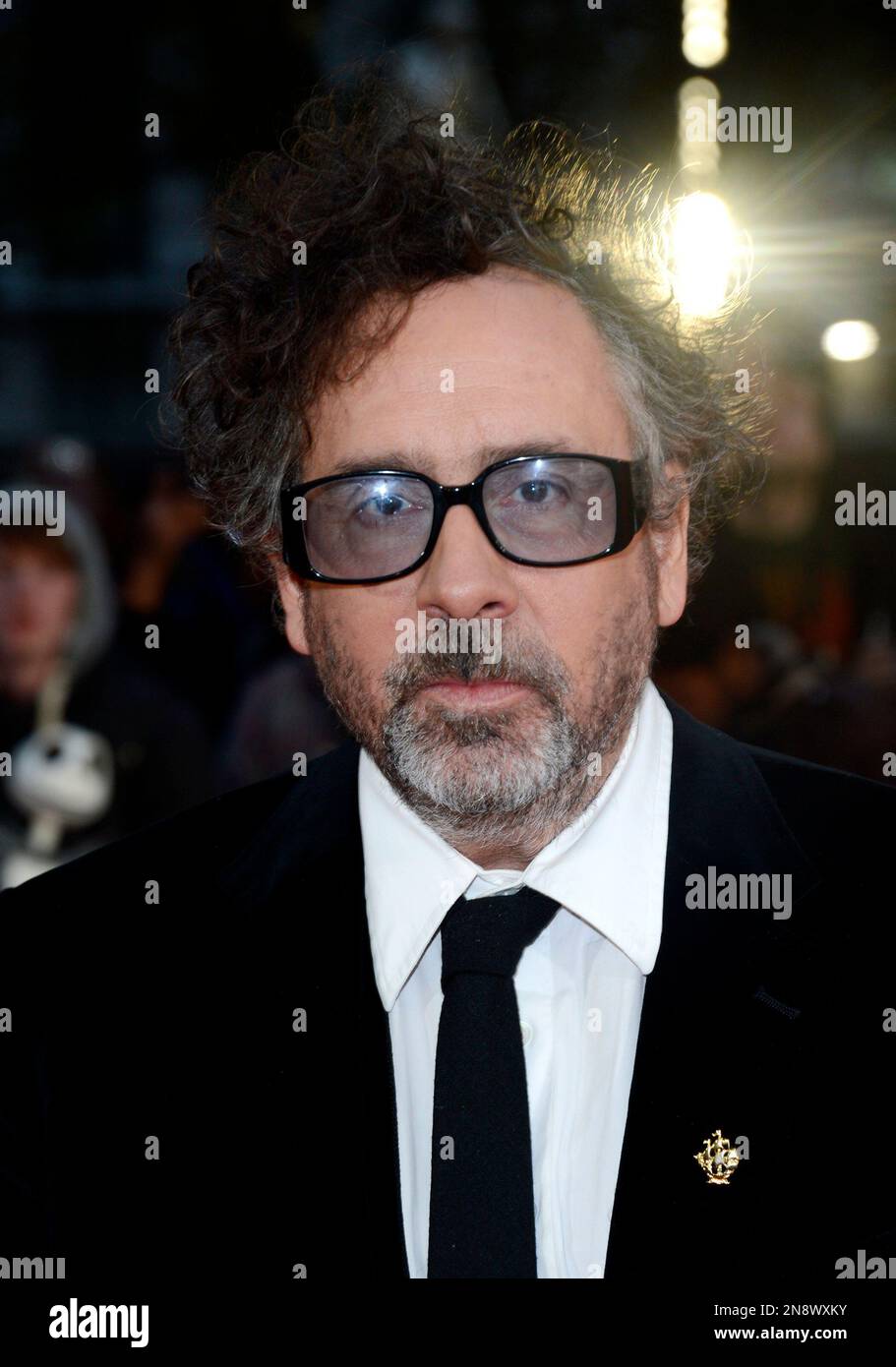 Tim Burton poses at London Film Festival Opening Gala Frankenweenie at ...