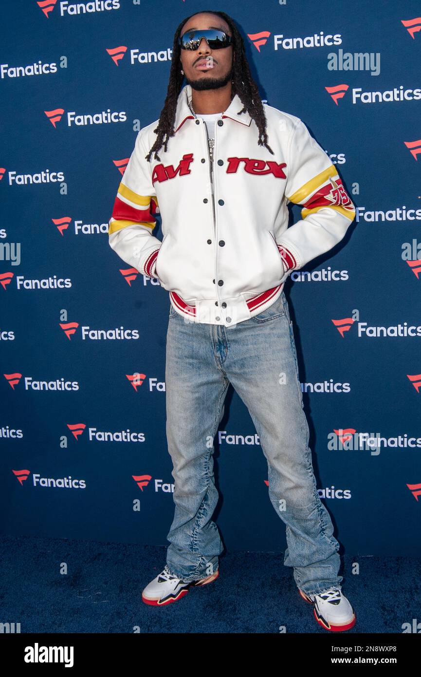 Phoenix, USA. 11th Feb, 2023. Quavo of Migos walking on the red carpet ...