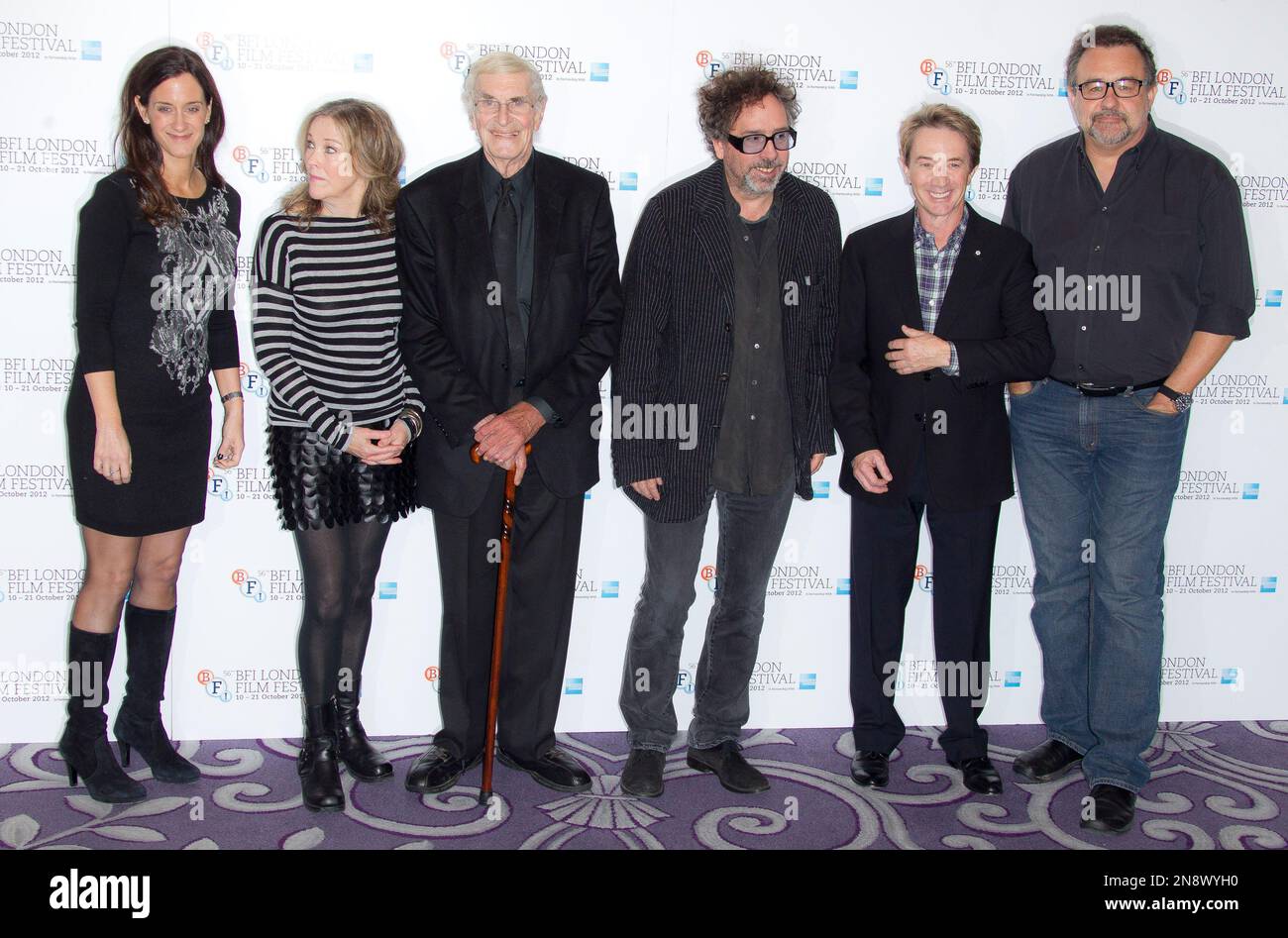 Allison Abbate, Catherine O'Hara, Martin Landau, Director Tim Burton ...