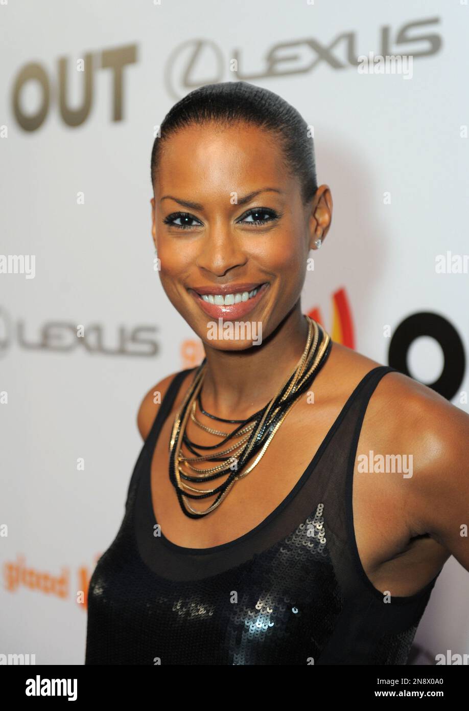 Actress Kearran Giovanni arrives at OUT Magazine's 20th Anniversary ...