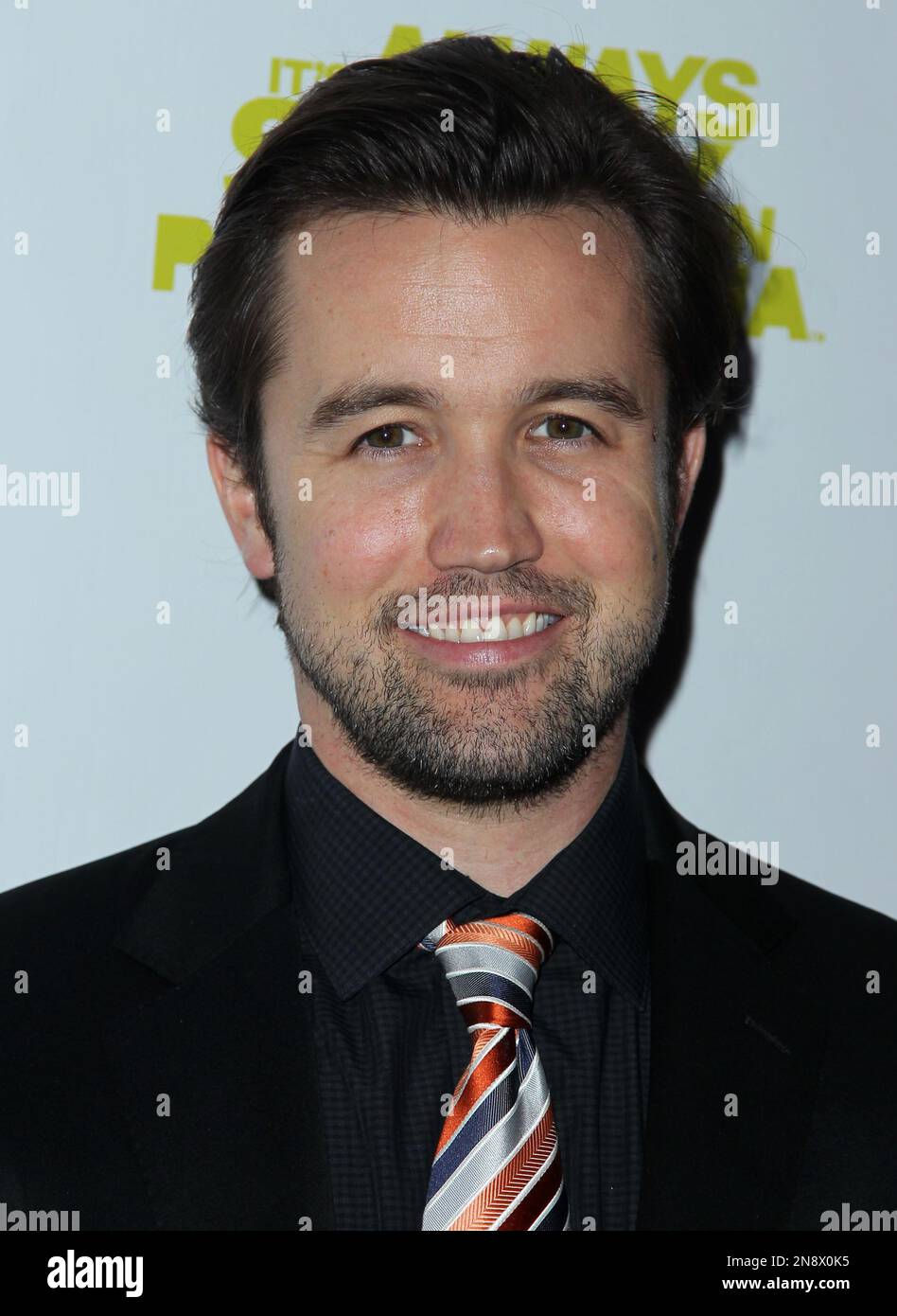 Actor Rob McElhenney arrives at the premiere screenings of FX's "It’s ...